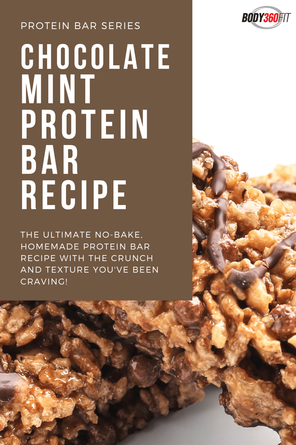 Chocolate Mint Protein Bar Recipe (Homemade, No-Bake)